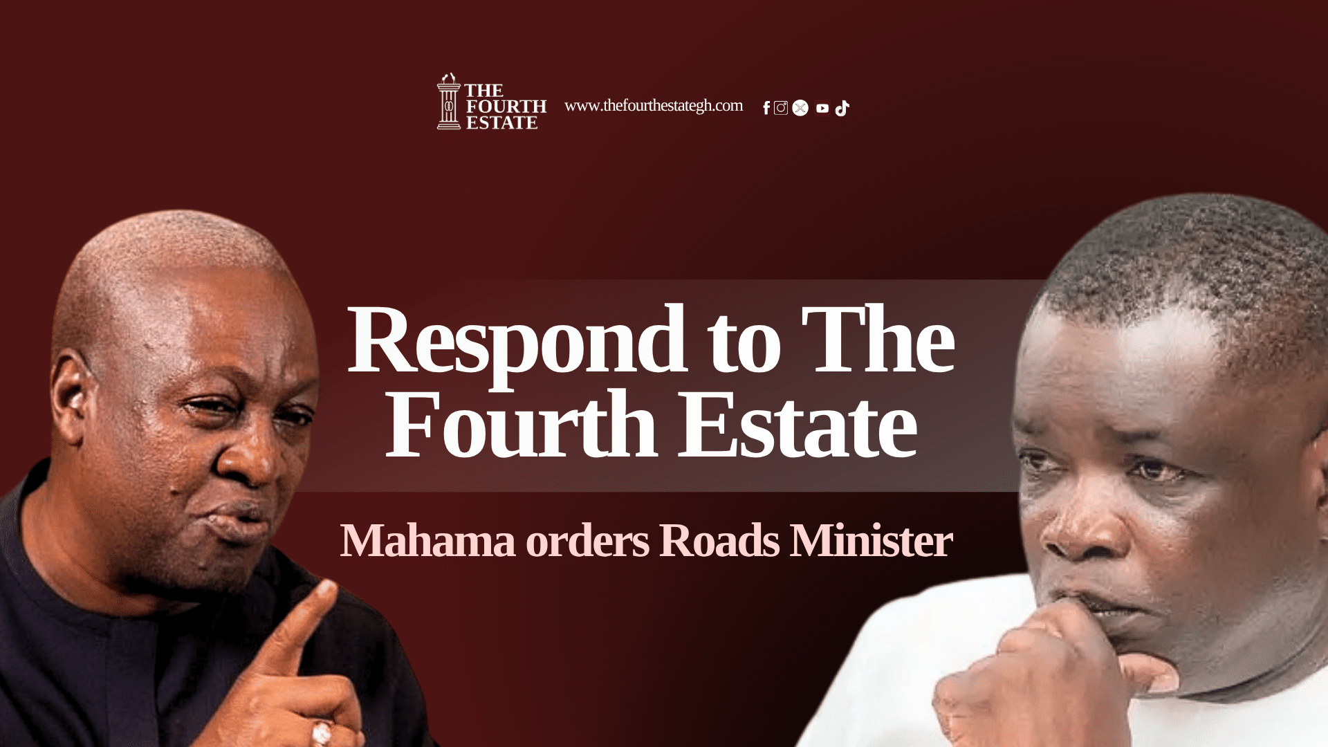 Mahama demands answers from Roads Minister over sole-sourced contracts ...